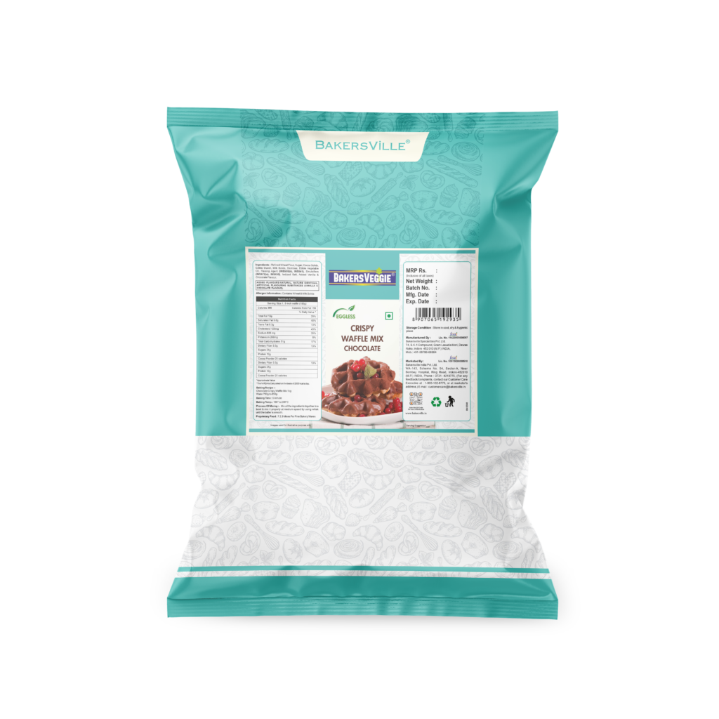 Bakersveggie Crispy Waffer Mix Chocolate – Bakersville