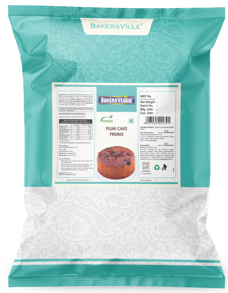 Eggless Cake Premix – Bakersville